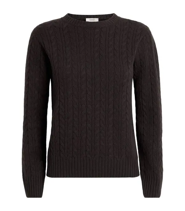 Agnona Cashmere Lipstick Sweater - Brown