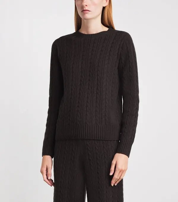 Agnona Cashmere Cable Knit Sweater
