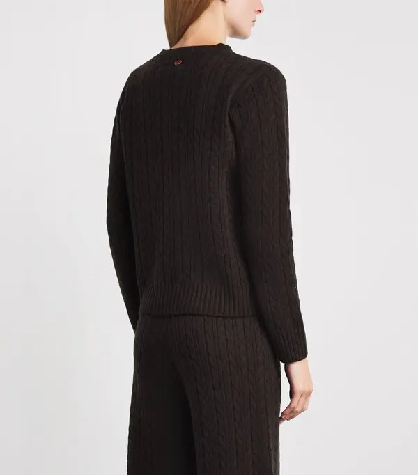 Agnona Cashmere Cable Knit Sweater
