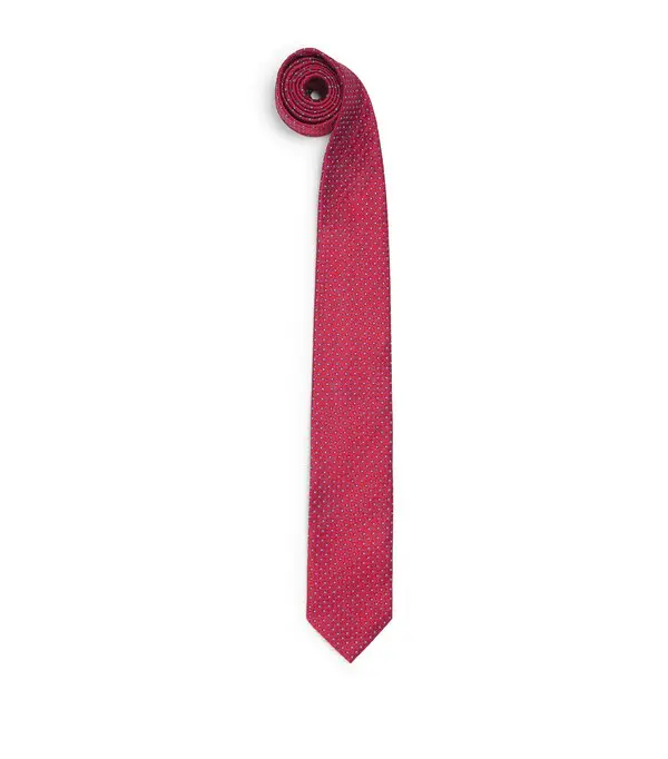 Eton Silk Geometric Tie