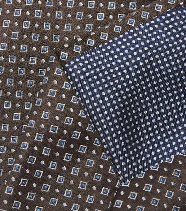 Eton Silk Geometric Tie