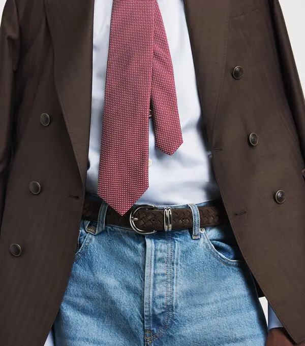 Eton Silk Pin Dot Tie