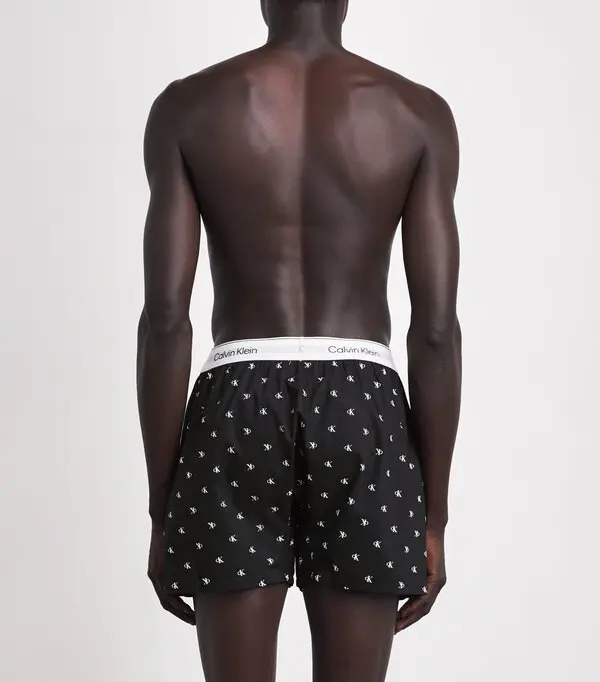 Calvin Klein Cotton Poplin Logo Pyjama Shorts