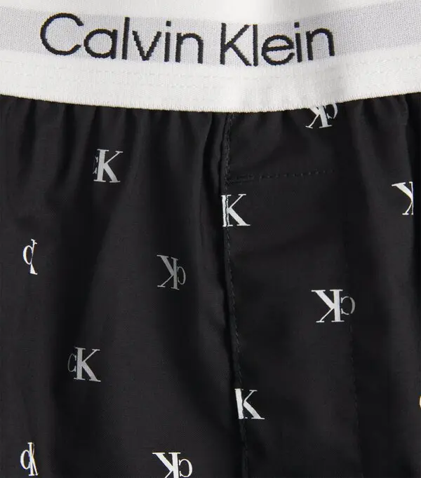 Calvin Klein Cotton Poplin Logo Pyjama Shorts