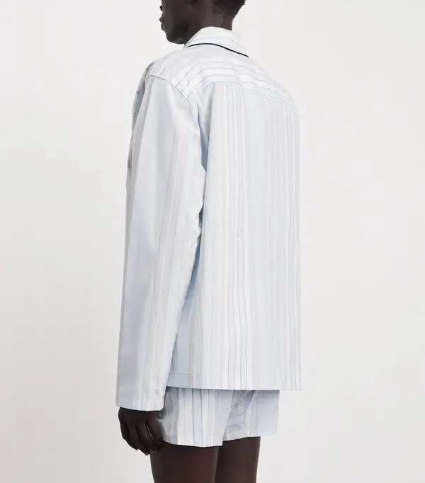 Calvin Klein Cotton Poplin Stripe Pyjama Top