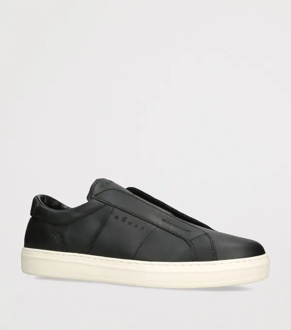 Hogan Leather Slip-on Sneakers