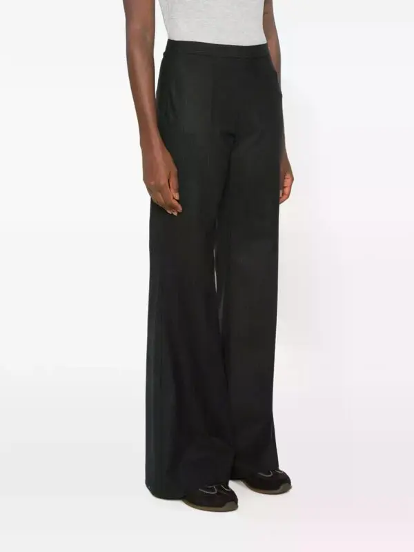 Sandro Pinstriped Wide Leg Trousers