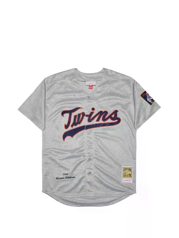 Mitchell & Ness Mlb 1969 Harmon Killebrew Twins Jersey - Grey