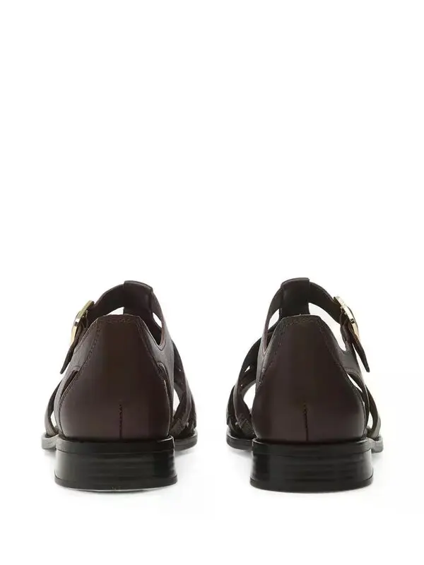 Clarks Hana Sun Cage-style Sandals With Gold-tone Hardware