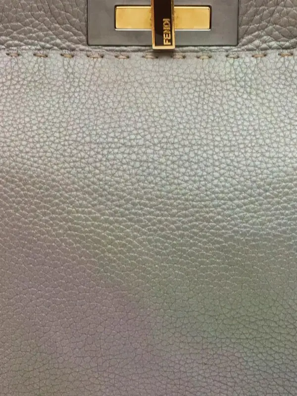 Fendi Peekaboo Medium Tote Bag - Grey