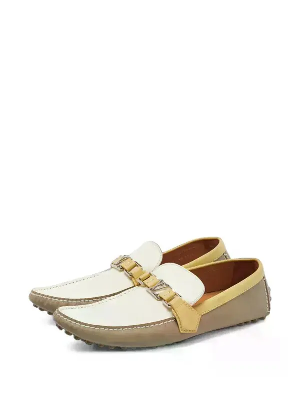 LOUIS VUITTON Hockenheim Leather Loafers