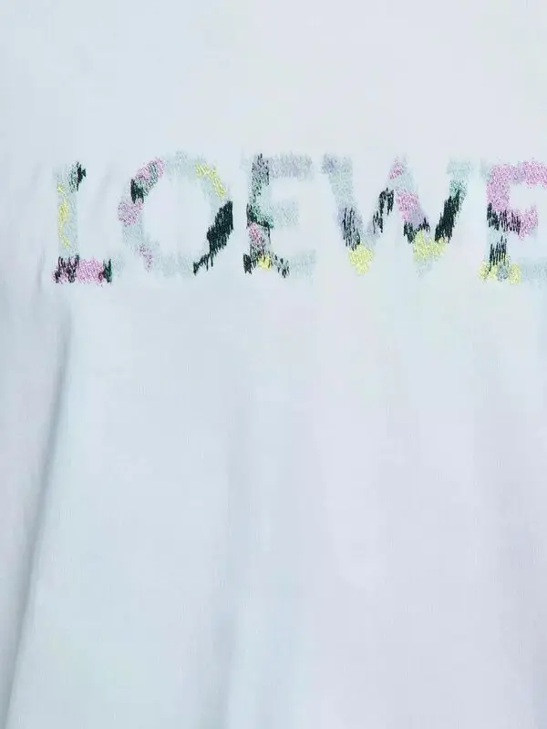 Loewe Logo-embroidered Relaxed-fit T-shirt