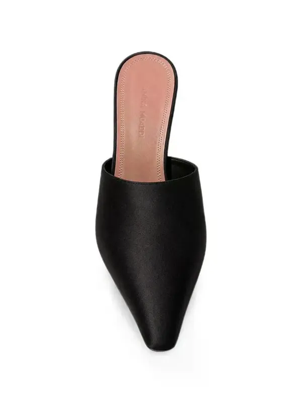Amina Muaddi Jamie Satin Mules