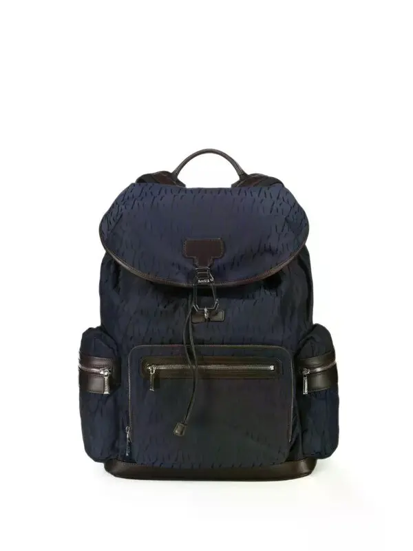MOORER Logo-pattern Drawstring Backpack