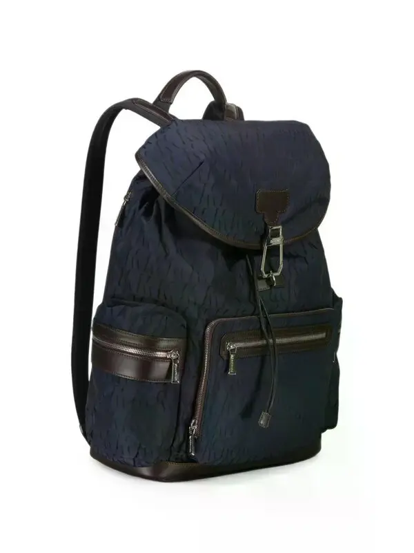 MOORER Logo-pattern Drawstring Backpack