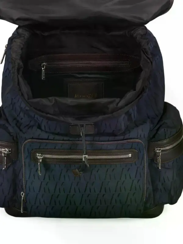 MOORER Logo-pattern Drawstring Backpack