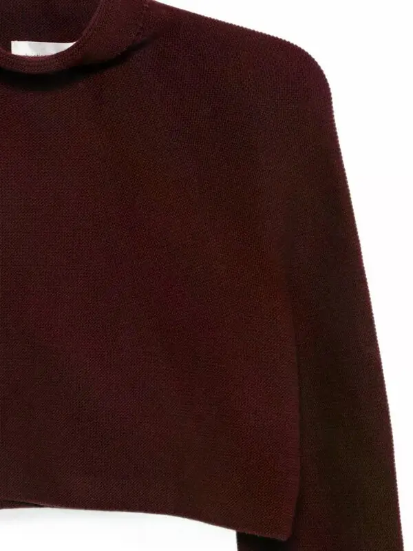 Christian Wijnants Kavin Mock-neck Cropped Sweater
