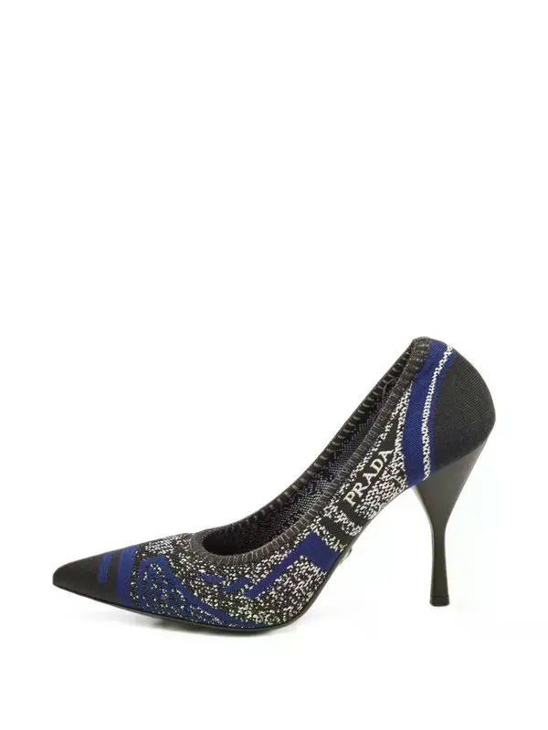 Prada Pointed-toe Knit Pumps