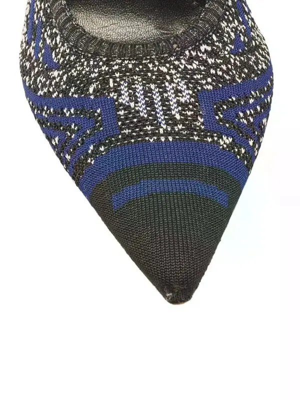 Prada Pointed-toe Knit Pumps