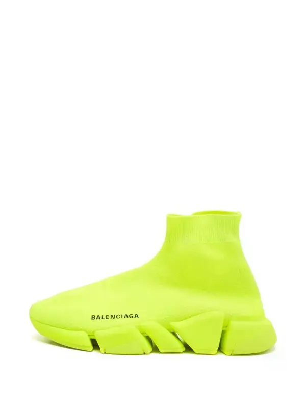 Balenciaga Speed Trainer High Top Sneakers - Yellow