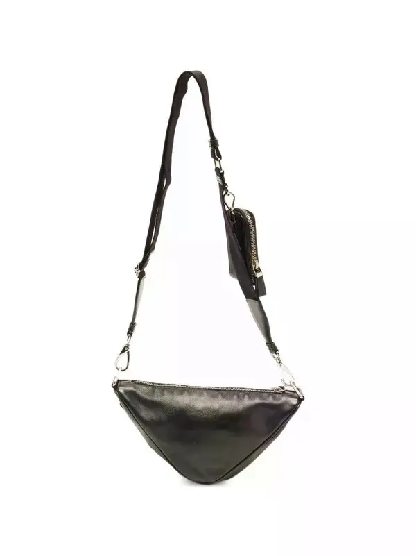 Prada Triangle Embossed Shoulder Bag