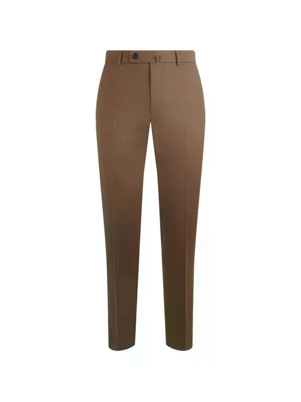 SLOWEAR Pressed-crease Tailored Trousers