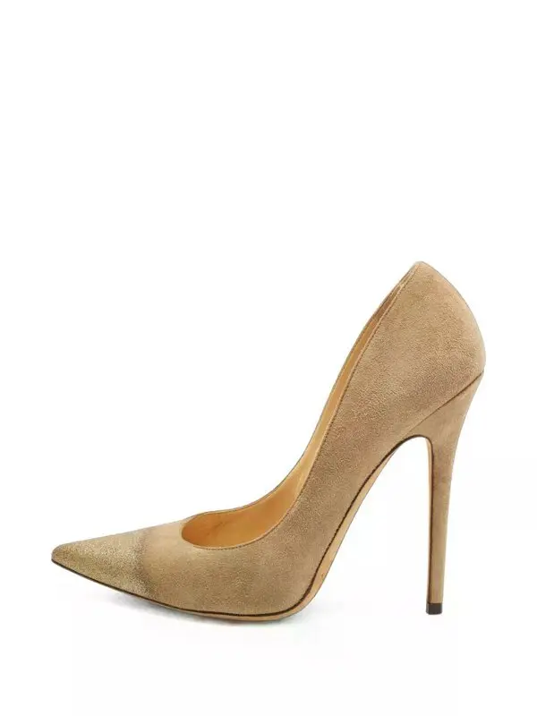 JIMMY CHOO Romy Embossed Suede Pumps