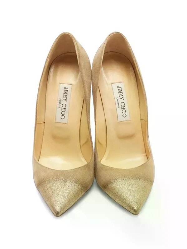 JIMMY CHOO Romy Embossed Suede Pumps