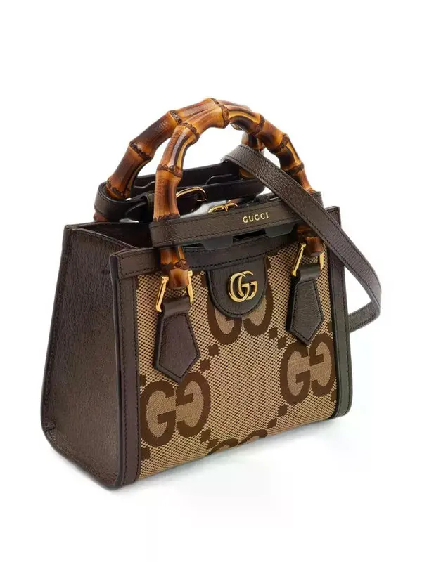 Gucci Bamboo Diana Gg Jumbo Tote Bag