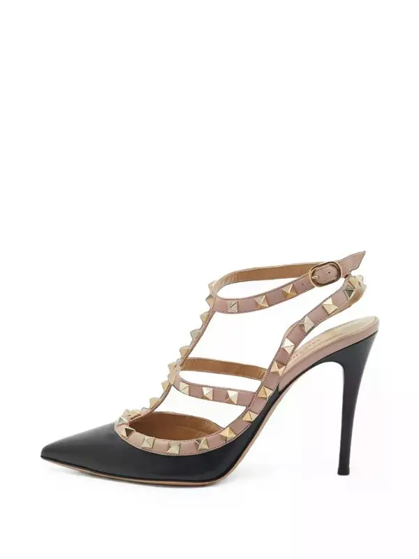 Valentino Garavani Rockstud Caged Pumps - Black