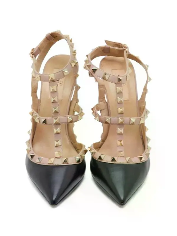 Valentino Garavani Rockstud Caged Pumps - Black