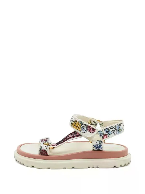 Dior Florilegio Embroidery Sandals