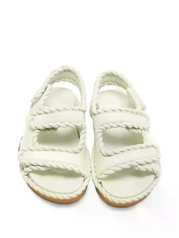 Bottega Veneta Light Leather Multi-strap Touch-strap Sandals