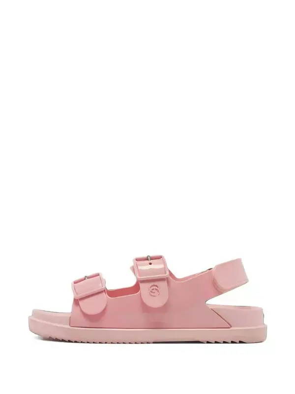 Gucci Rubber Double G Slingback Sandals