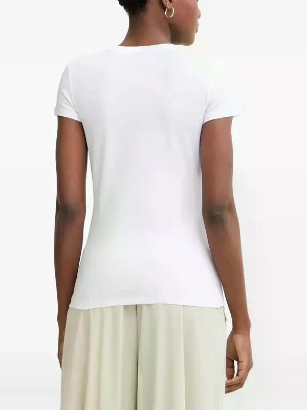 Armani Exchange Logo-detail V-neck T-shirt