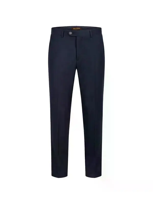 MOORER Straight-cut Wool Trousers