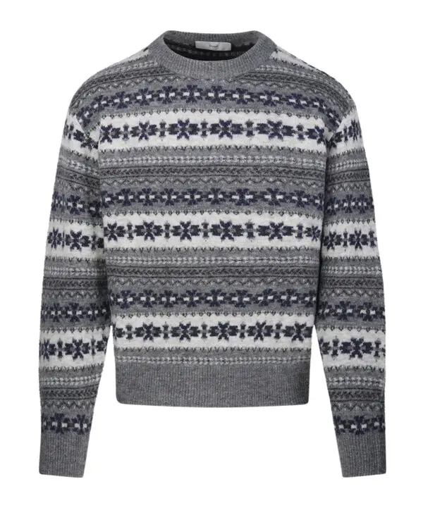 DUNST Fair Isle Knit Sweater