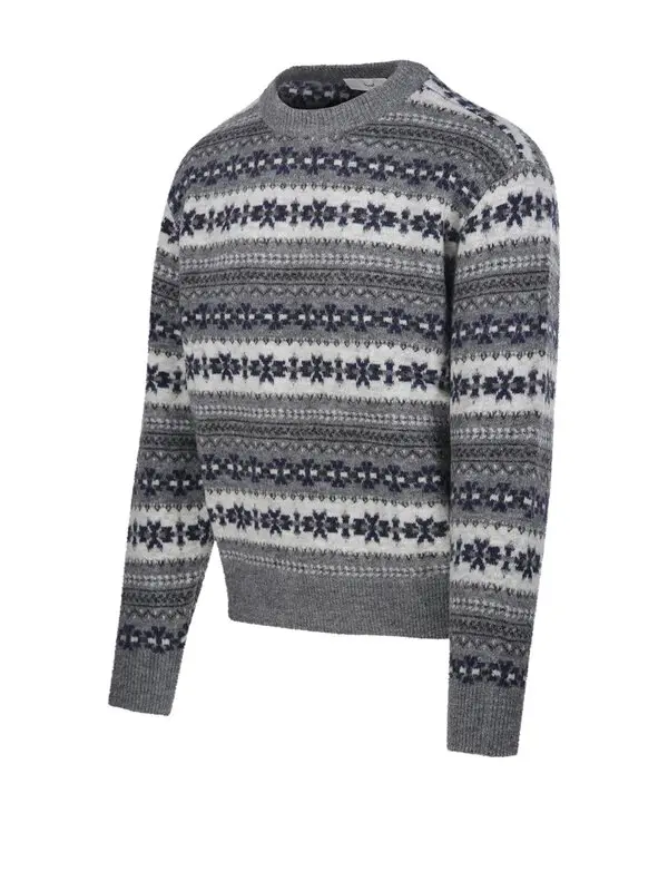 DUNST Fair Isle Knit Sweater