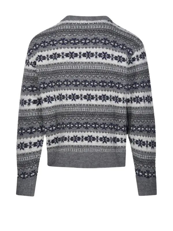 DUNST Fair Isle Knit Sweater