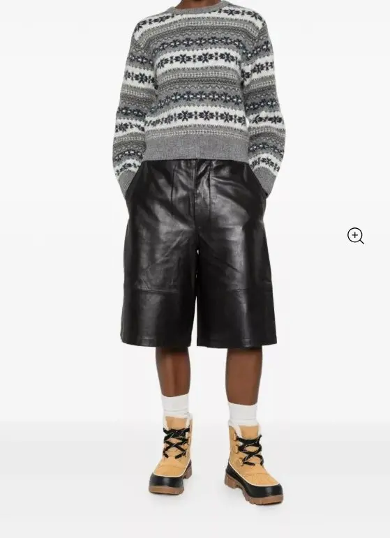 DUNST Fair Isle Knit Sweater