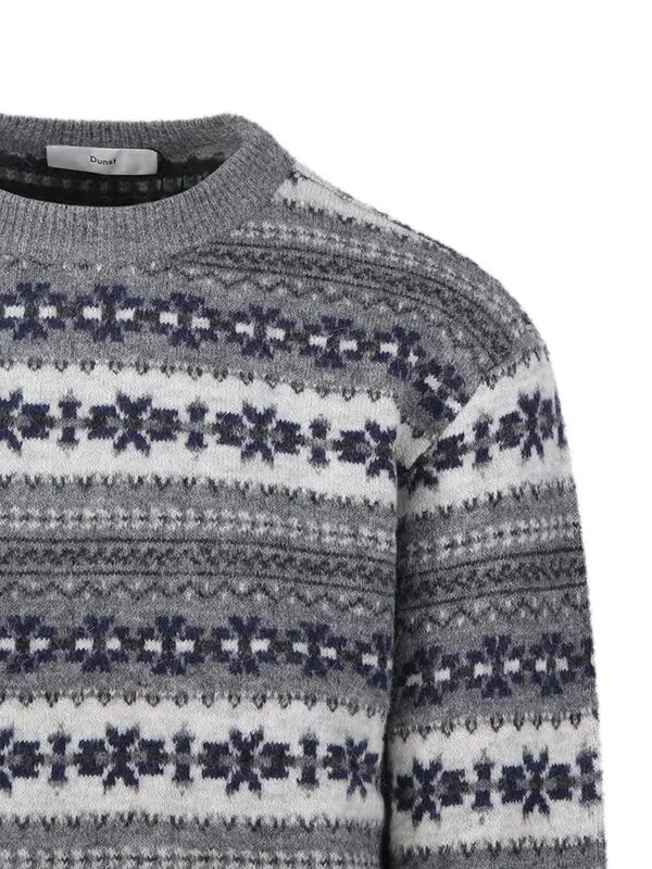 DUNST Fair Isle Knit Sweater