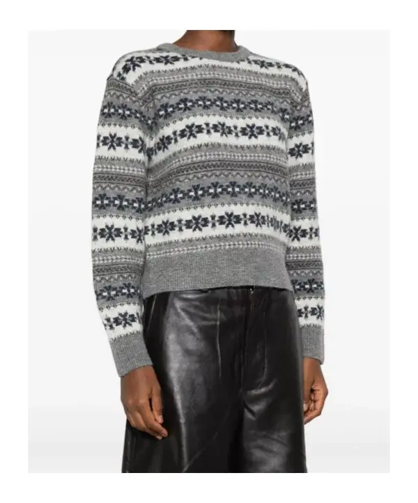 DUNST Fair Isle Knit Sweater
