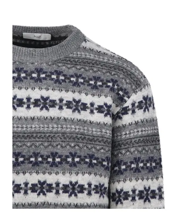 DUNST Fair Isle Knit Sweater