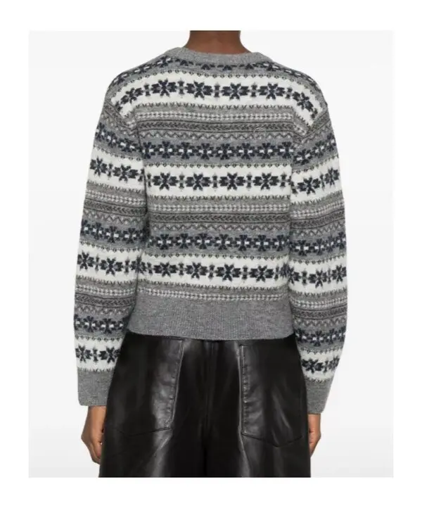 DUNST Fair Isle Knit Sweater