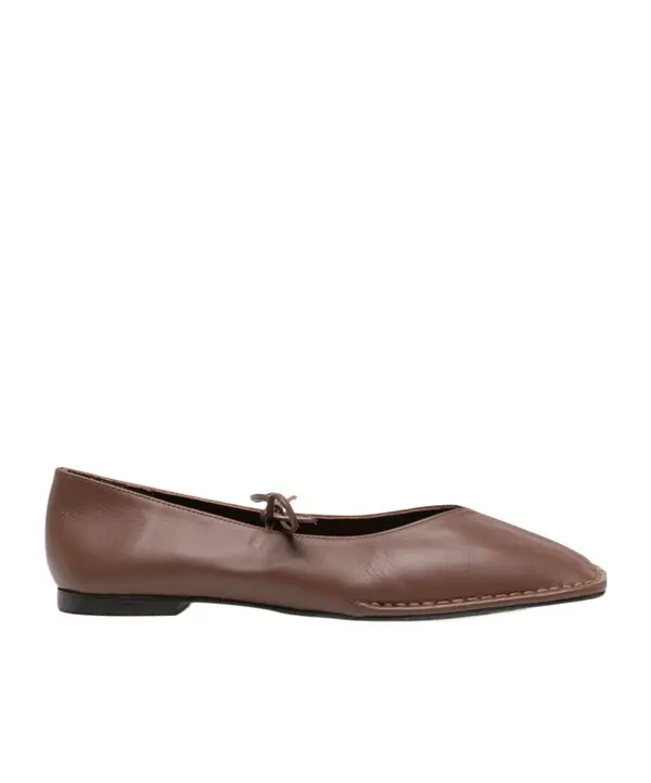 ALOHAS Square-toe Flat Shoes
