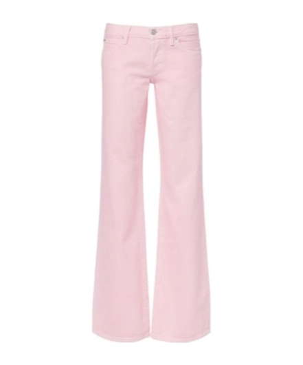 FRAME Gray Wide-leg Jeans