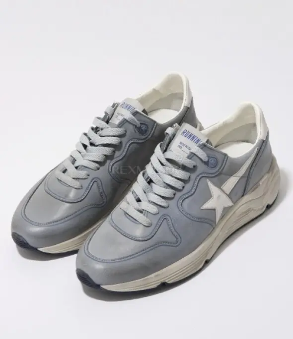 GOLDEN GOOSE Lace-up Sneakers - Gray