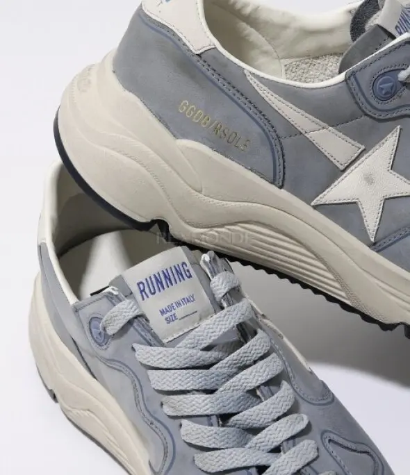 GOLDEN GOOSE Lace-up Sneakers - Gray