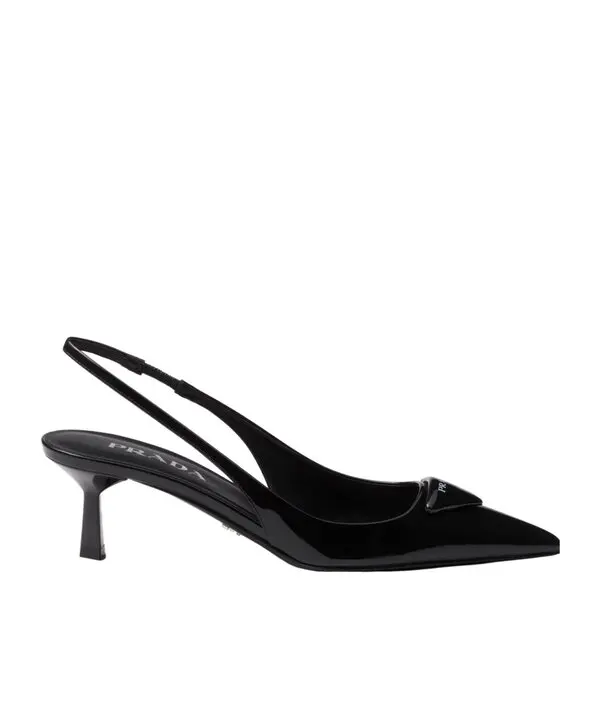 Prada Patent Leather Slingback Pumps