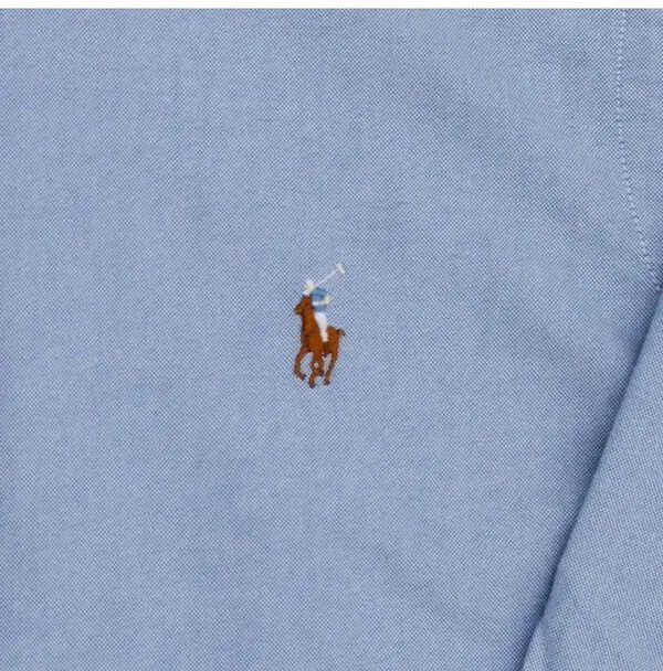 Ralph Lauren Logo Embroidered Shirt - Blue